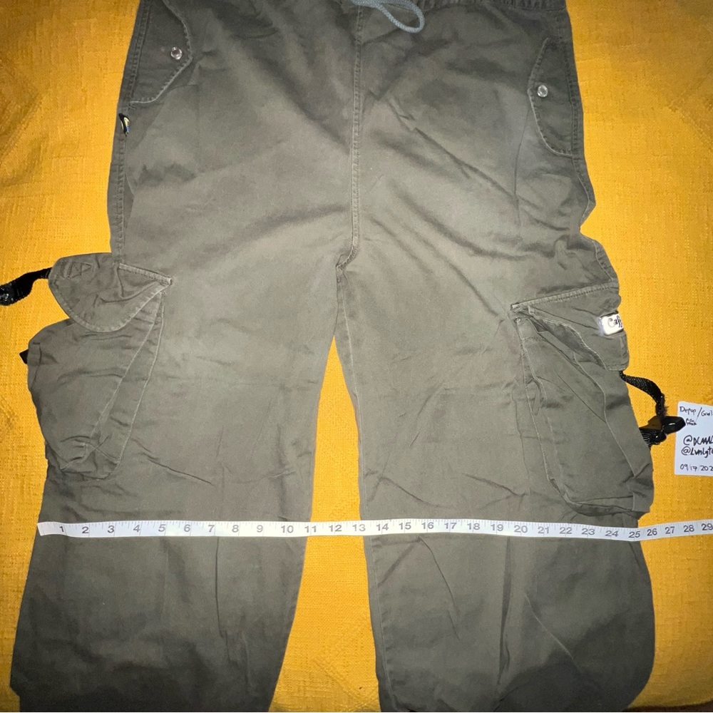 Vintage Caffeine Baggy Cargo Rave Pants Size 36 Adjus… - Gem